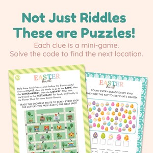 Printable Easter Scavenger Hunt Games for Teen and Older Kids Age 10 ...