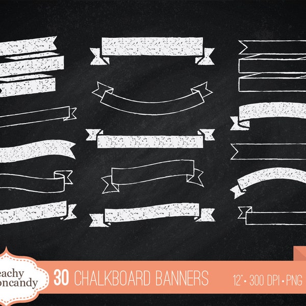 Chalkboard Banners - Etsy