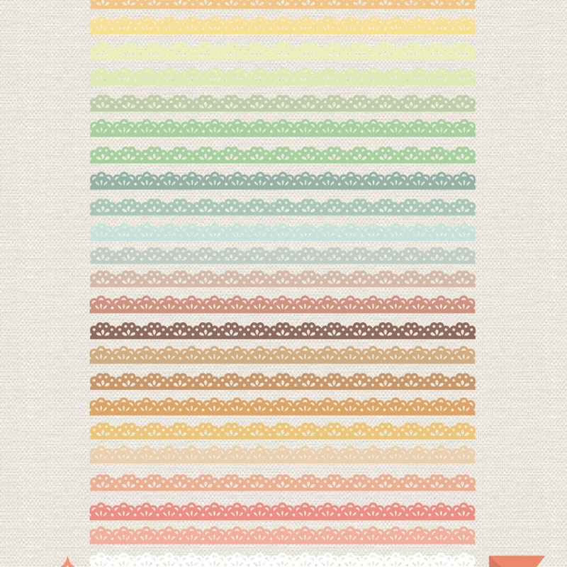Lace Clip Art - Etsy