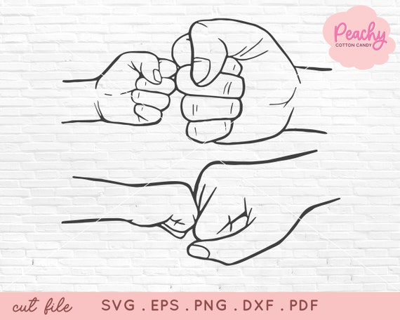 BUY 4 GET 50% OFF Fist Bump Svg Fathers Day Svg Bundle New - Etsy