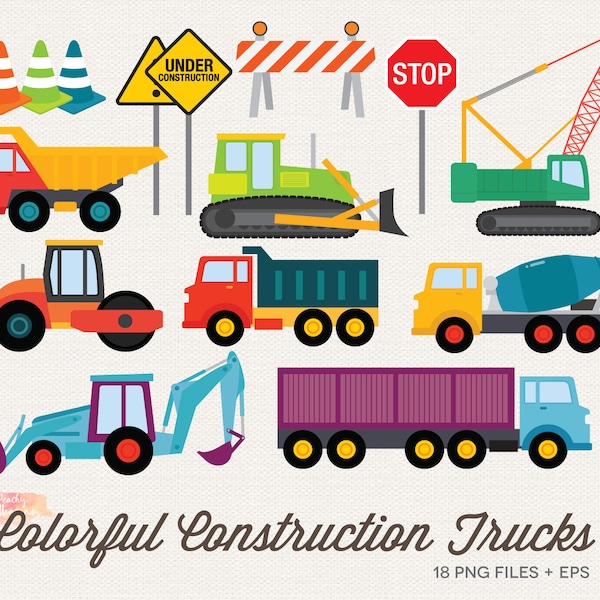 Trucks Clip Art - Etsy