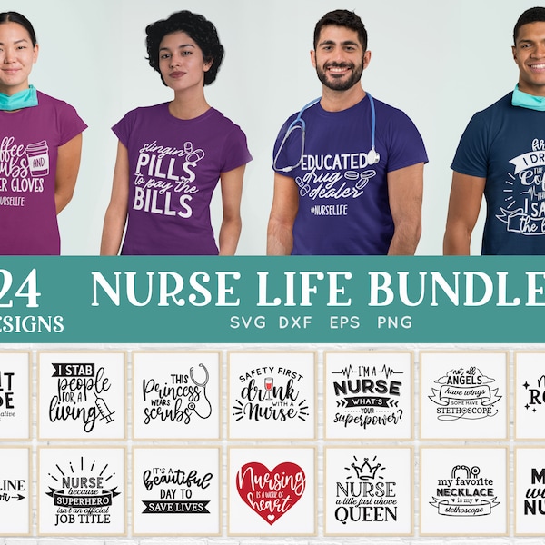 Nurse Life Svg - Etsy