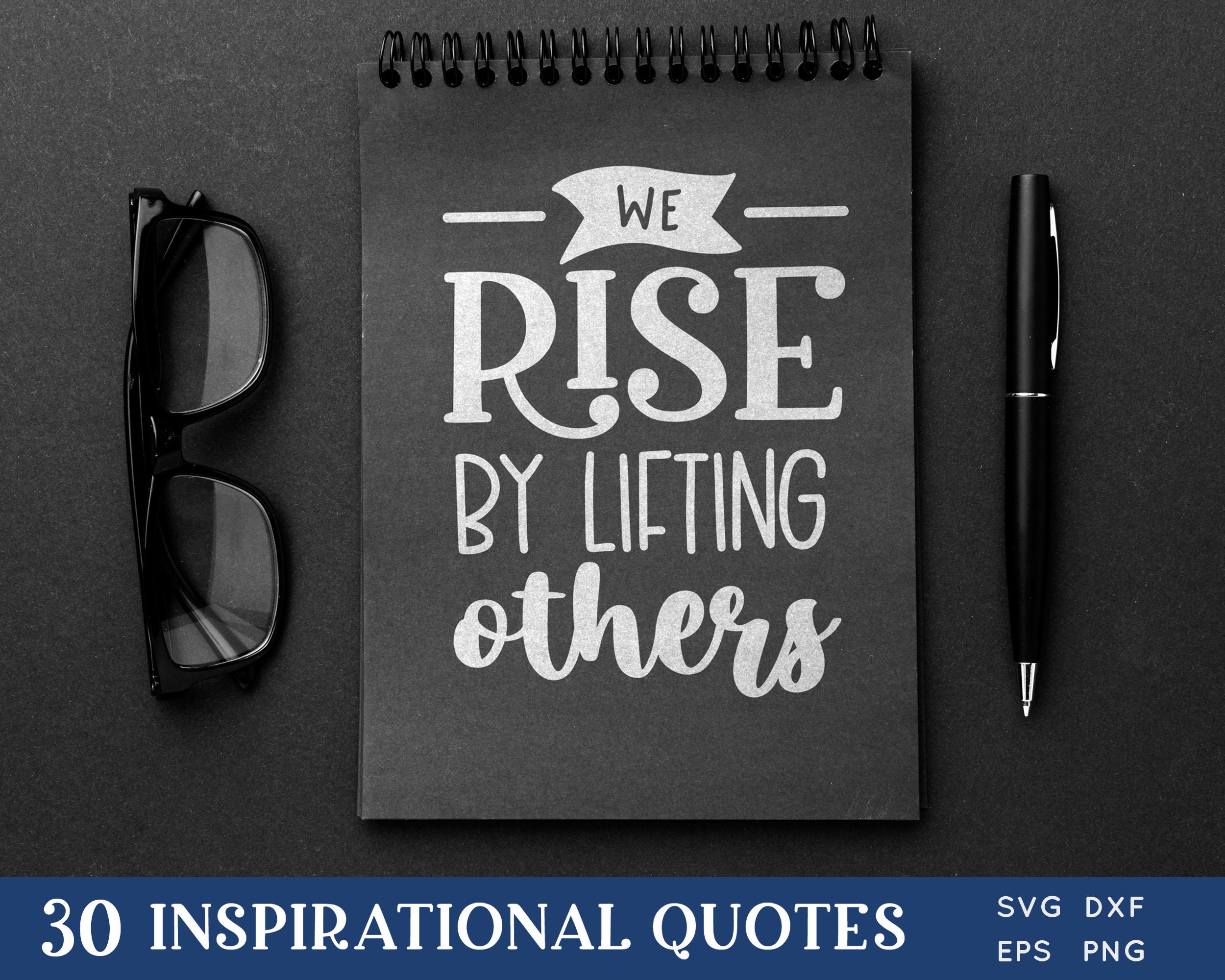BUY 4 GET 50% OFF Inspirational Quotes Svg Bundle Dxf Eps Png | Etsy