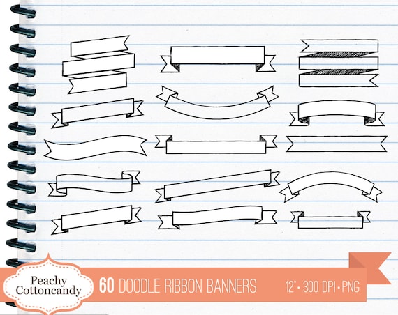 Store Graphics Graphic Design Clip Art Ribbons Doodle Banners Banners ...