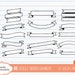 Banner Clipart, Stitched Ribbon Flags, Digital Ribbon Clip Art, Tags ...
