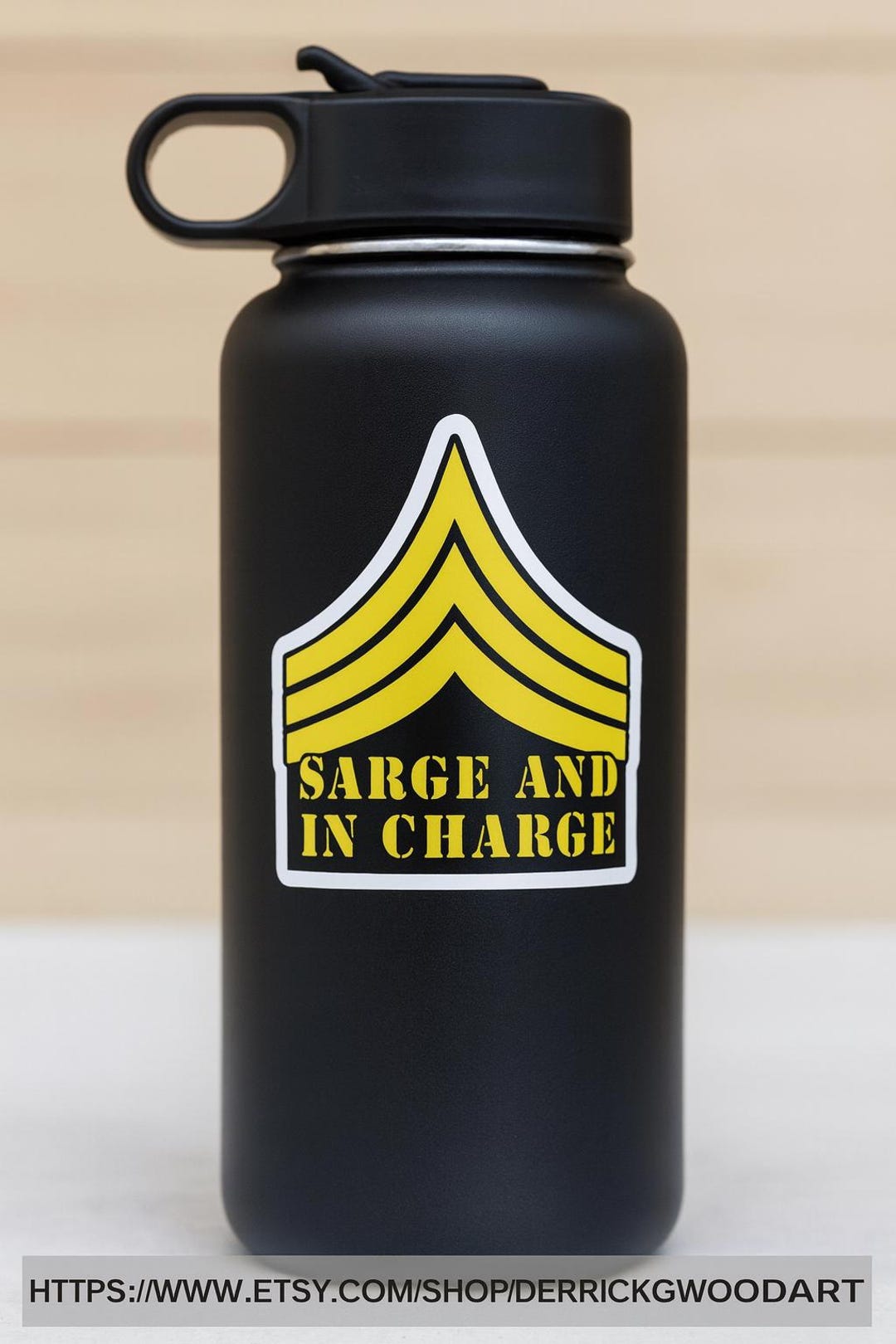 Sarge and in Charge Sticker – Police Military Sergeant Rank Decal - Etsy