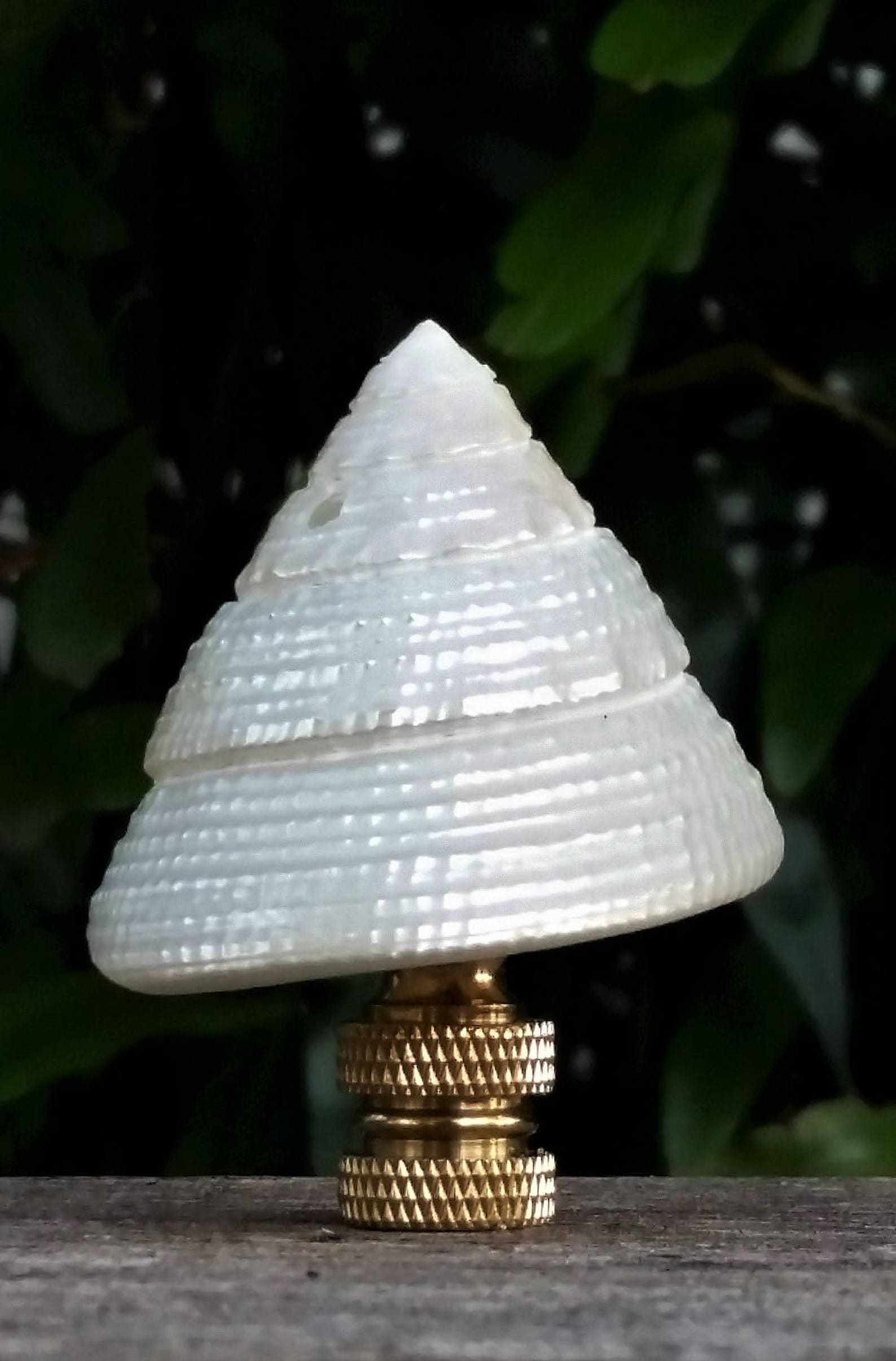 Sea Shell Lamp Finial, Pearl White - Etsy