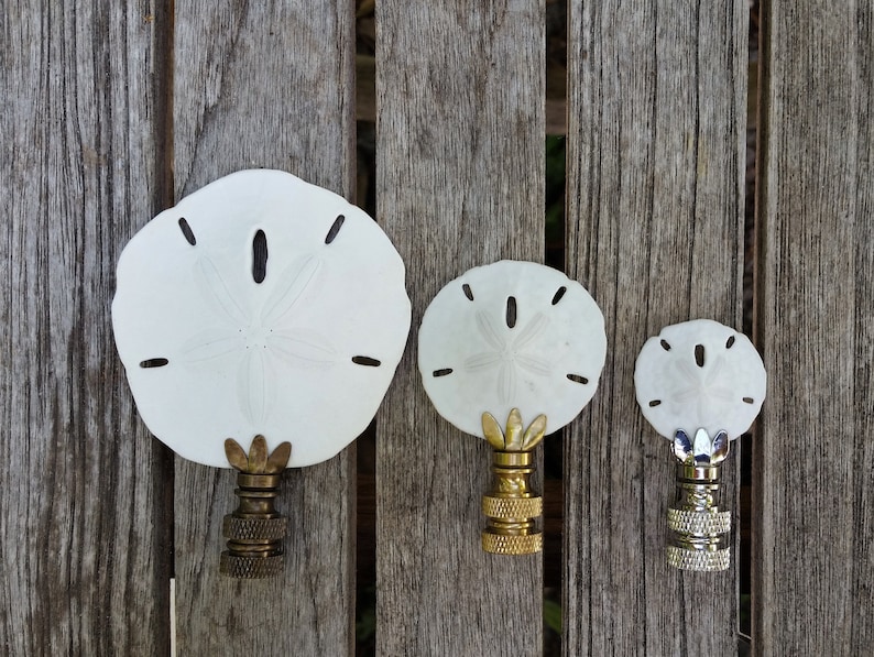 Sand Dollar Lamp Finial, Various Sizes - Etsy