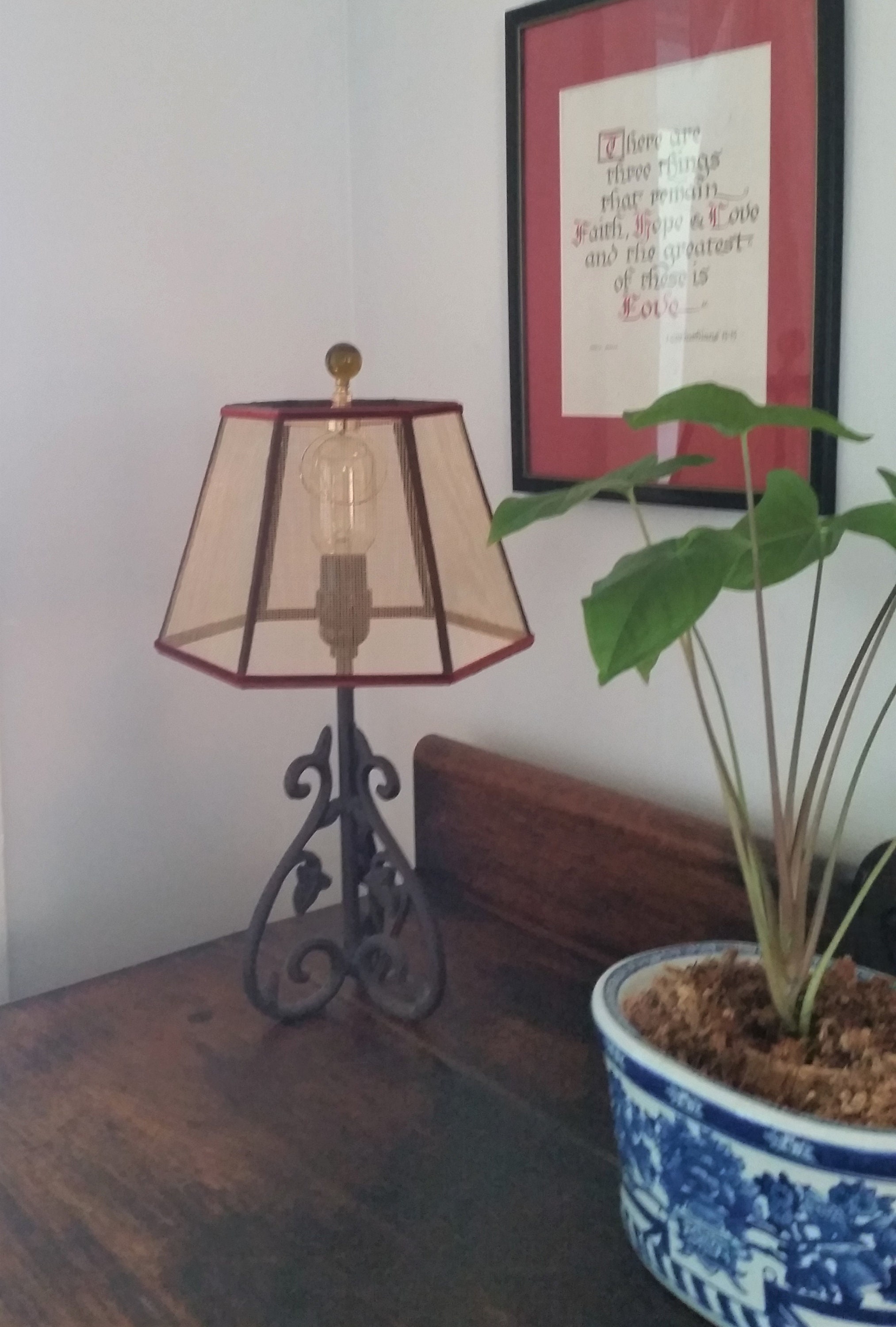 Wire Mesh Lamp Shade Bronze Screen - Etsy Canada