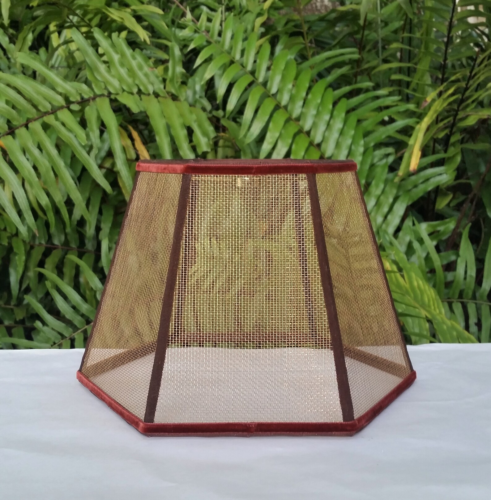 Wire Mesh Lamp Shade, Bronze Screen - Etsy