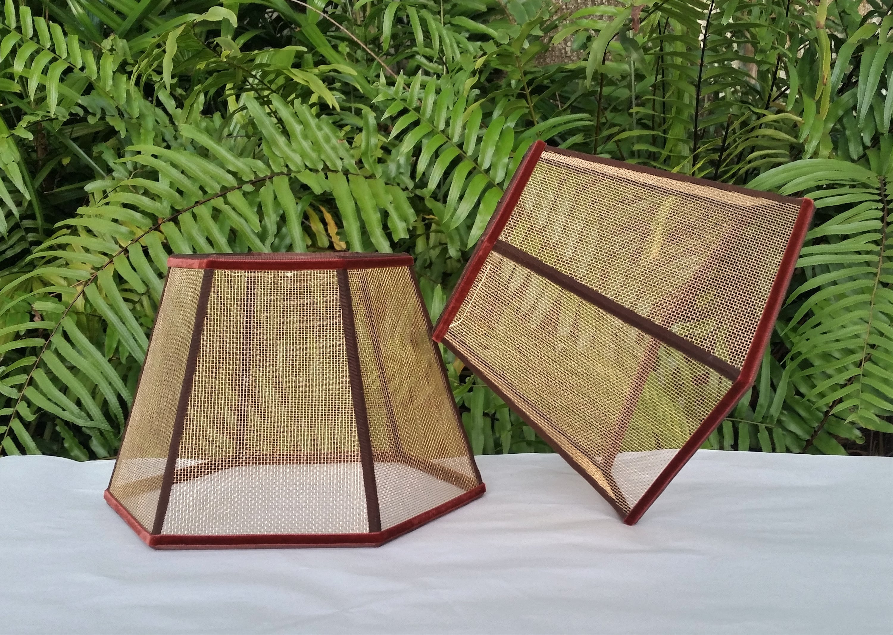 Wire Mesh Lamp Shade Bronze Screen - Etsy Canada