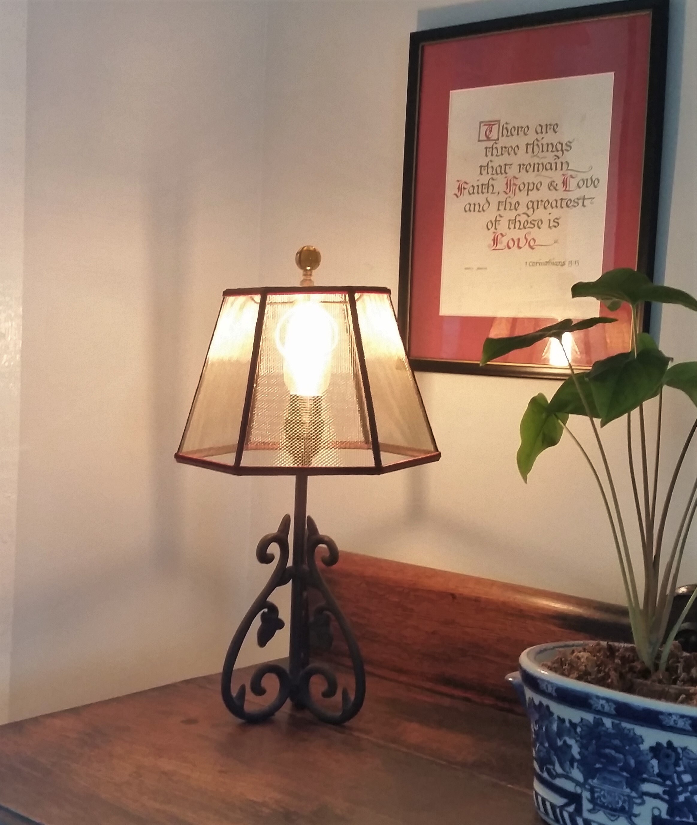 Wire Mesh Lamp Shade Bronze Screen - Etsy Canada