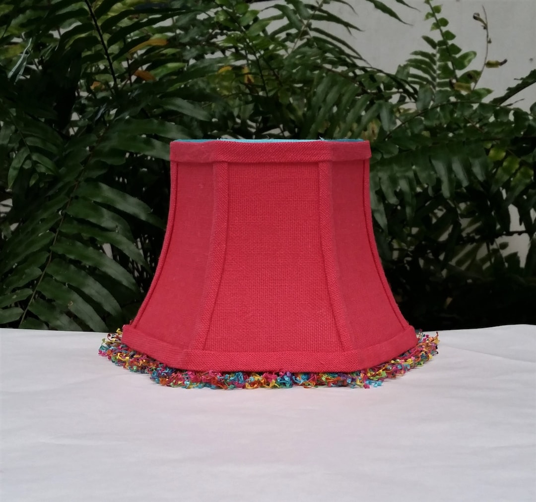 Hot Pink Lampshade, Clip on Lamp Shade - Etsy