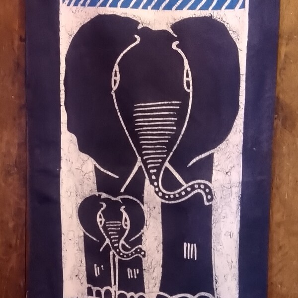 Batik Elephant - Etsy