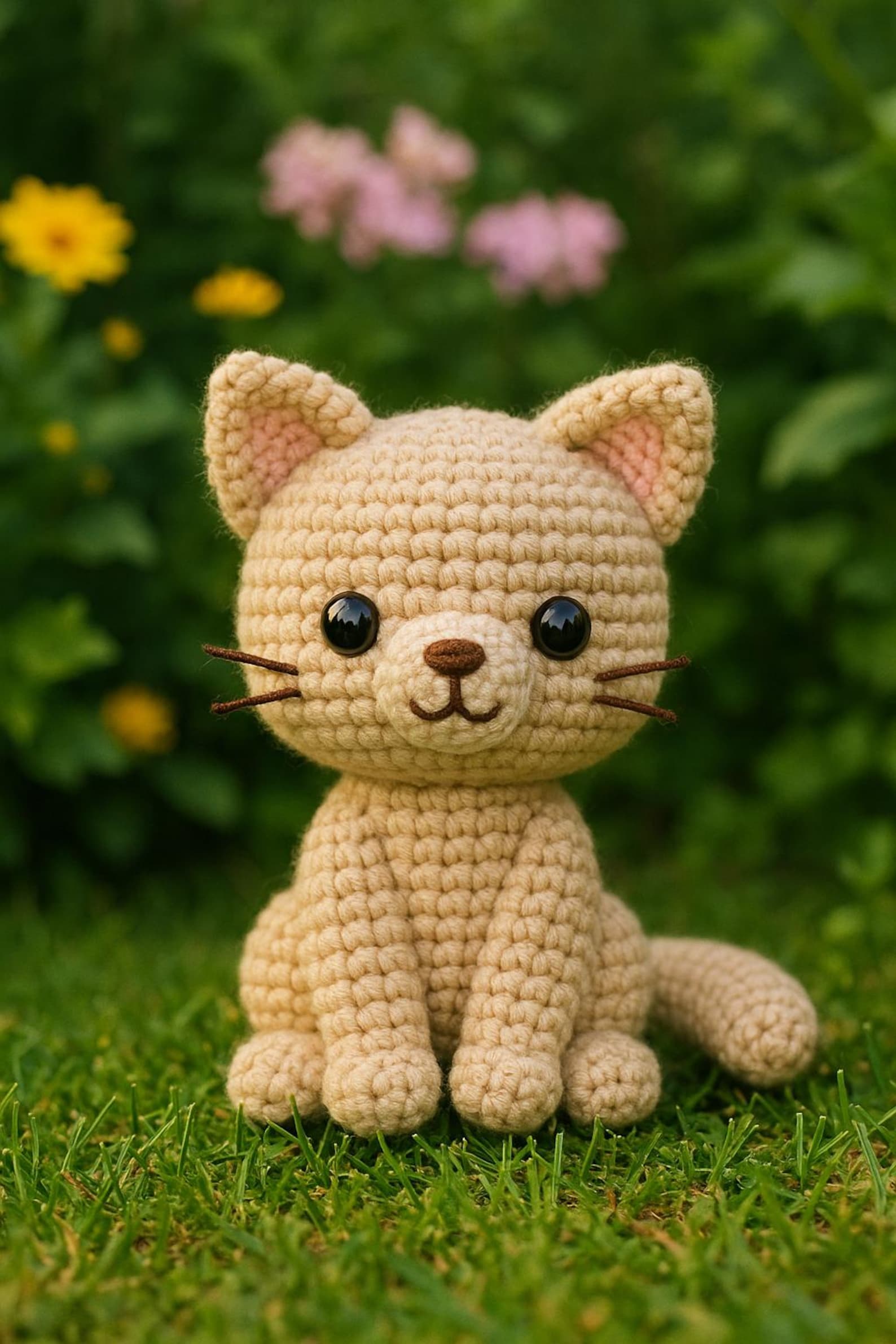 Crochet Cat Plush Pattern: Amigurumi Kitty PDF Tutorial (beginner ...