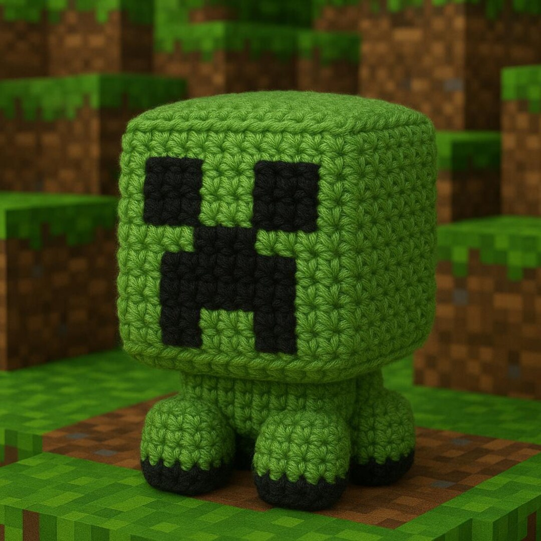 Minecraft Inspired Creeper Crochet Pattern – Amigurumi Plush Toy PDF ...