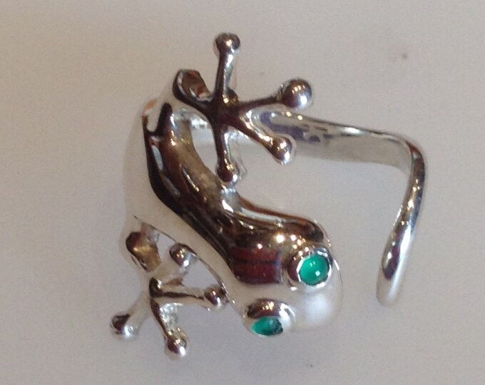 Silver Lizard Ring Gecko Ring Reptile Ring Men's Solid - Etsy UK