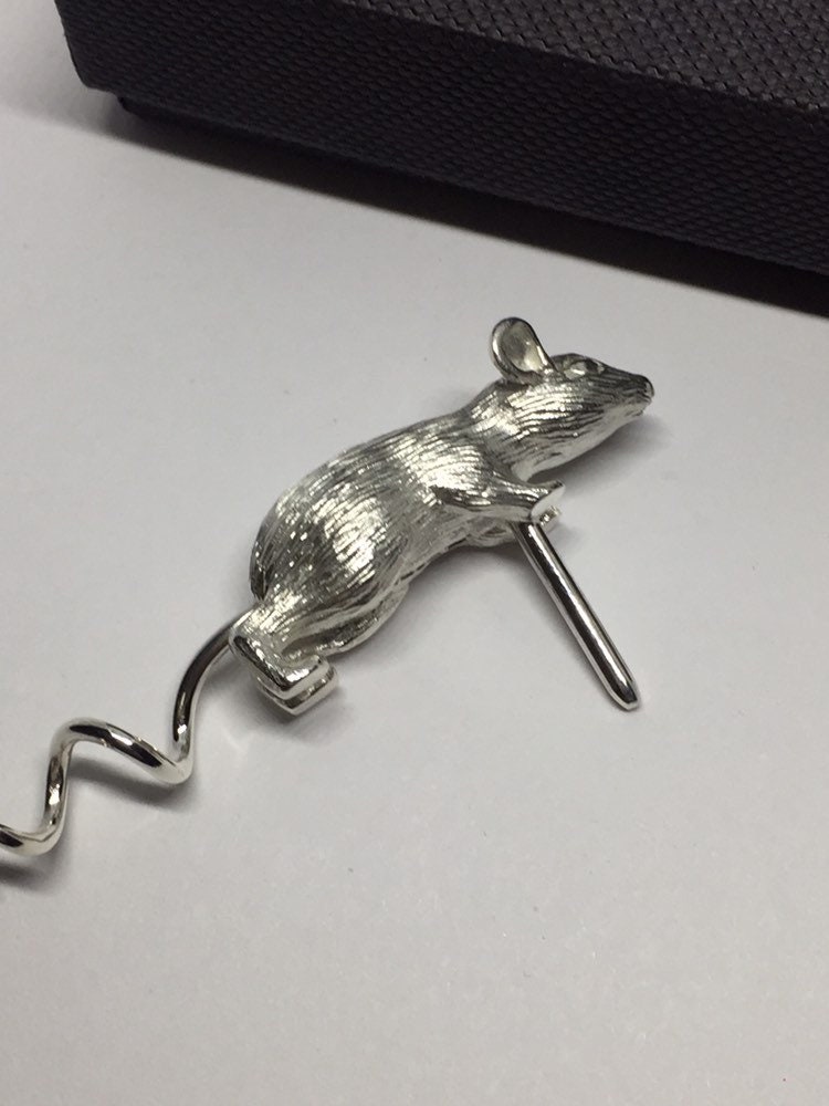 Silver Cheese Mouse Hallmarked Solid Sterling Silver Cheese | Etsy