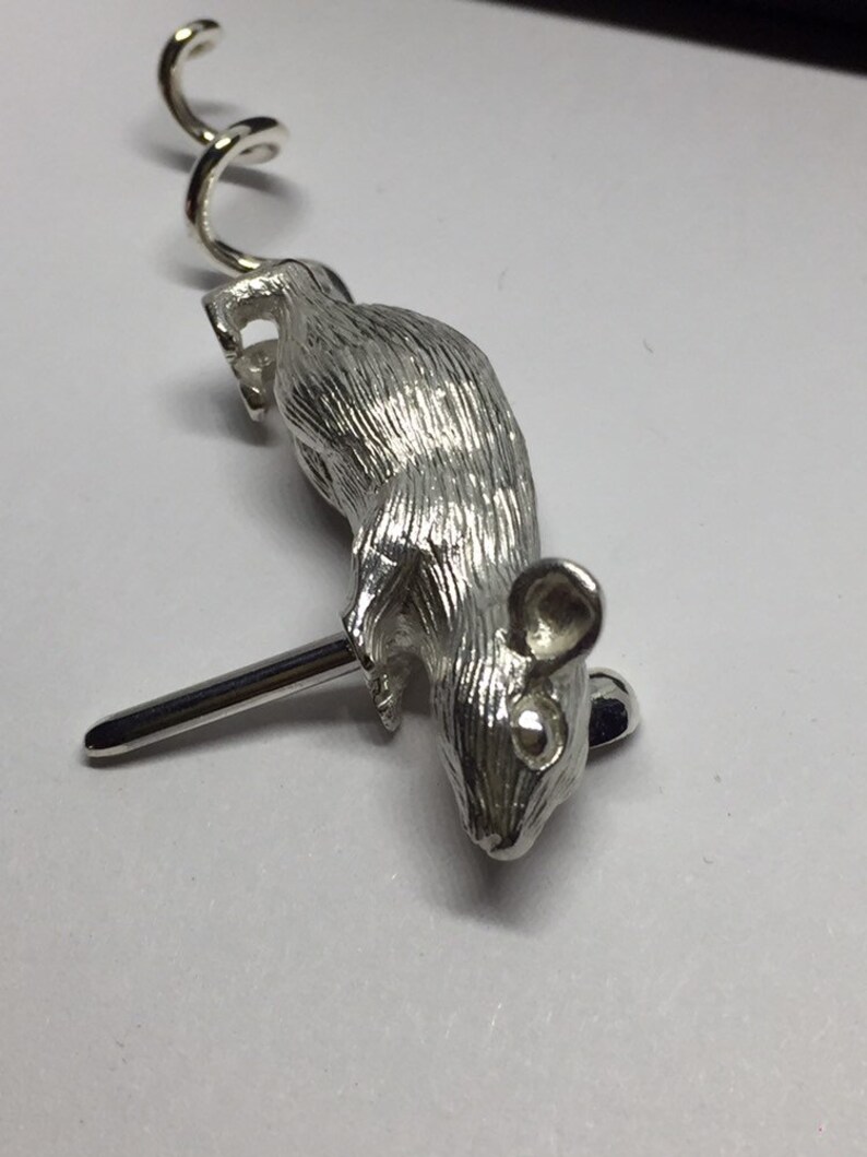 Silver Cheese Mouse Hallmarked Solid Sterling Silver Cheese | Etsy