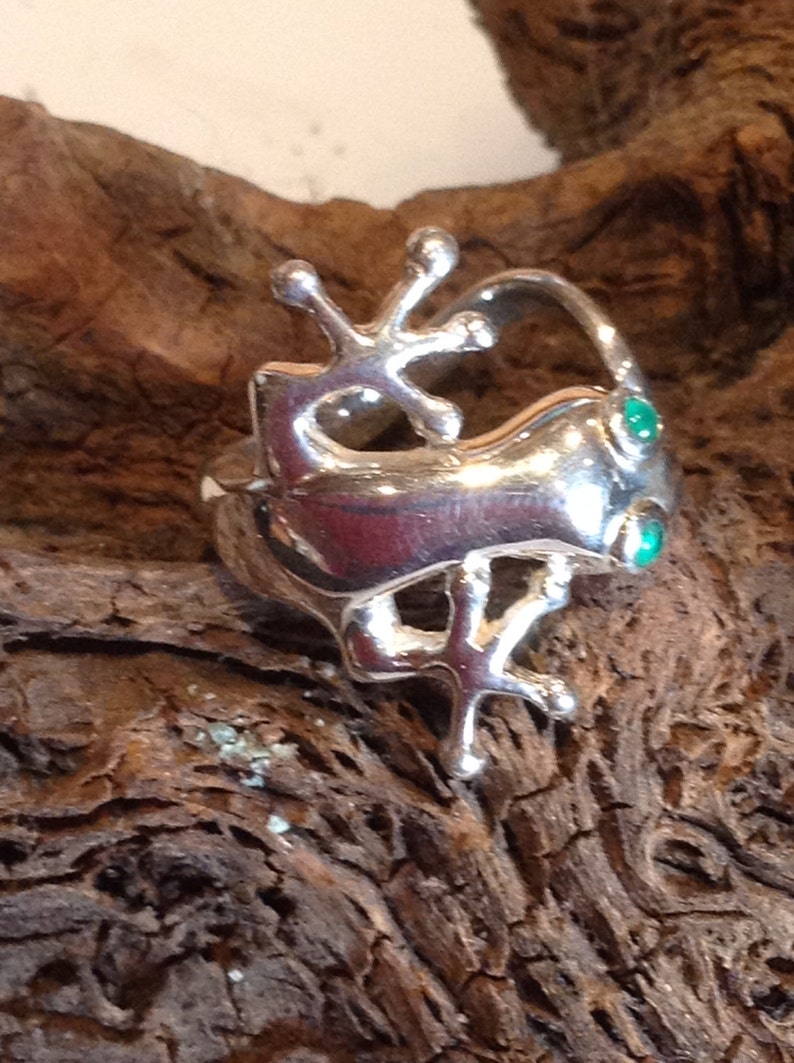 Silver Lizard Ring Gecko Ring Reptile Ring Men's Solid - Etsy