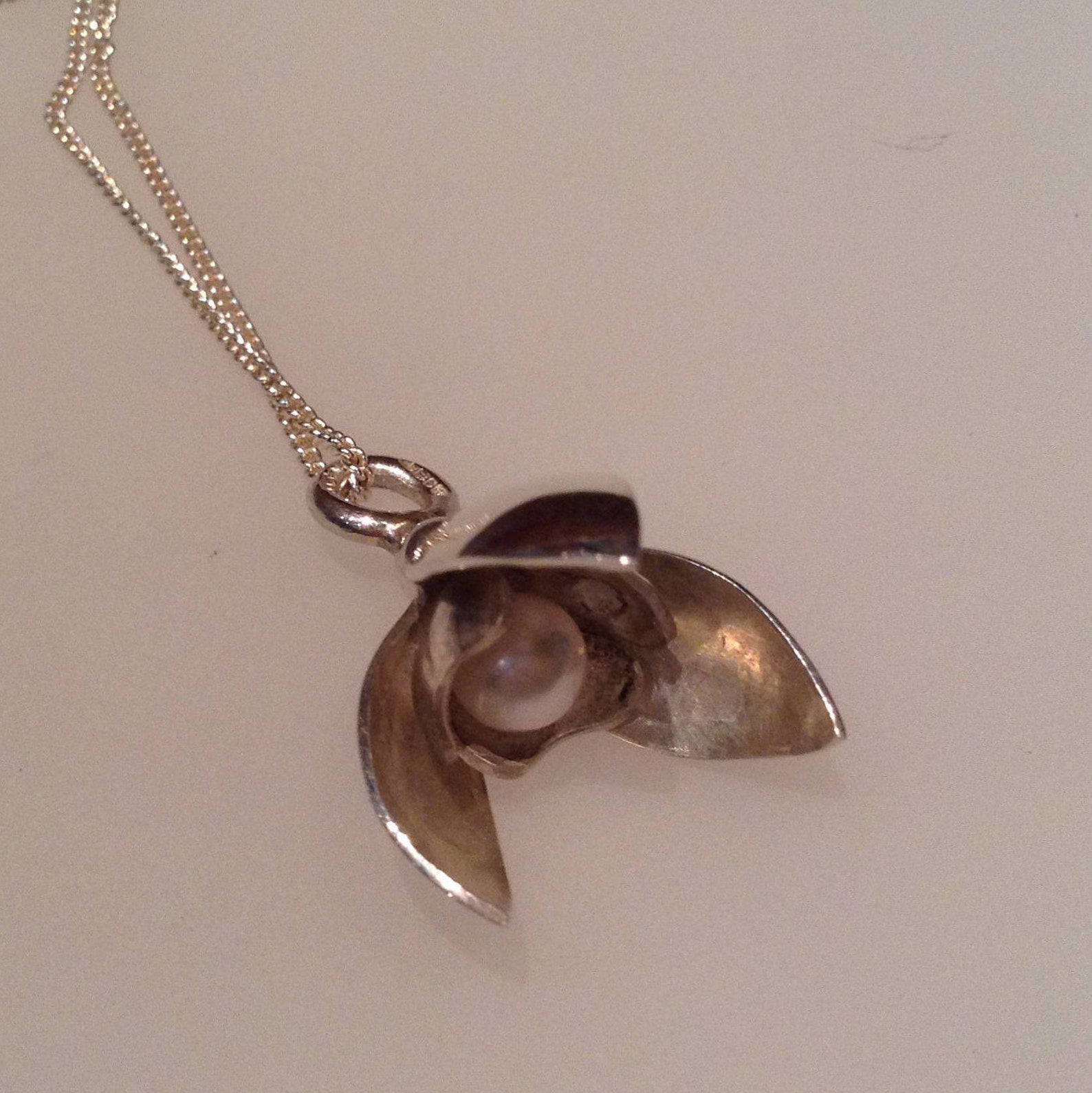 Silver Snowdrop Necklace Snowdrop Pendant Flower Jewellery - Etsy UK