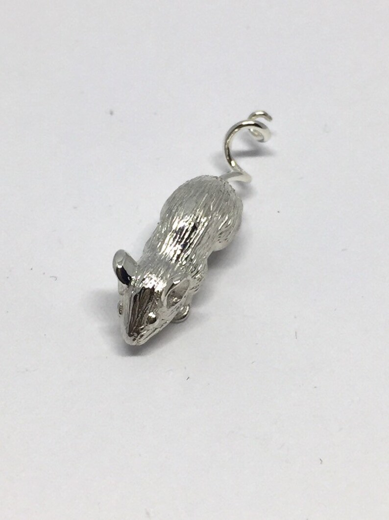 Silver Running Mouse Ornament Silver Mouse Miniature Which is - Etsy UK