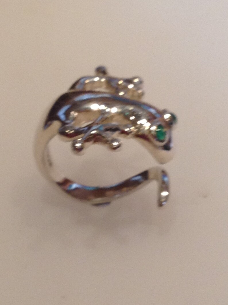 Silver Lizard Ring Gecko Ring Reptile Ring Men's Solid - Etsy
