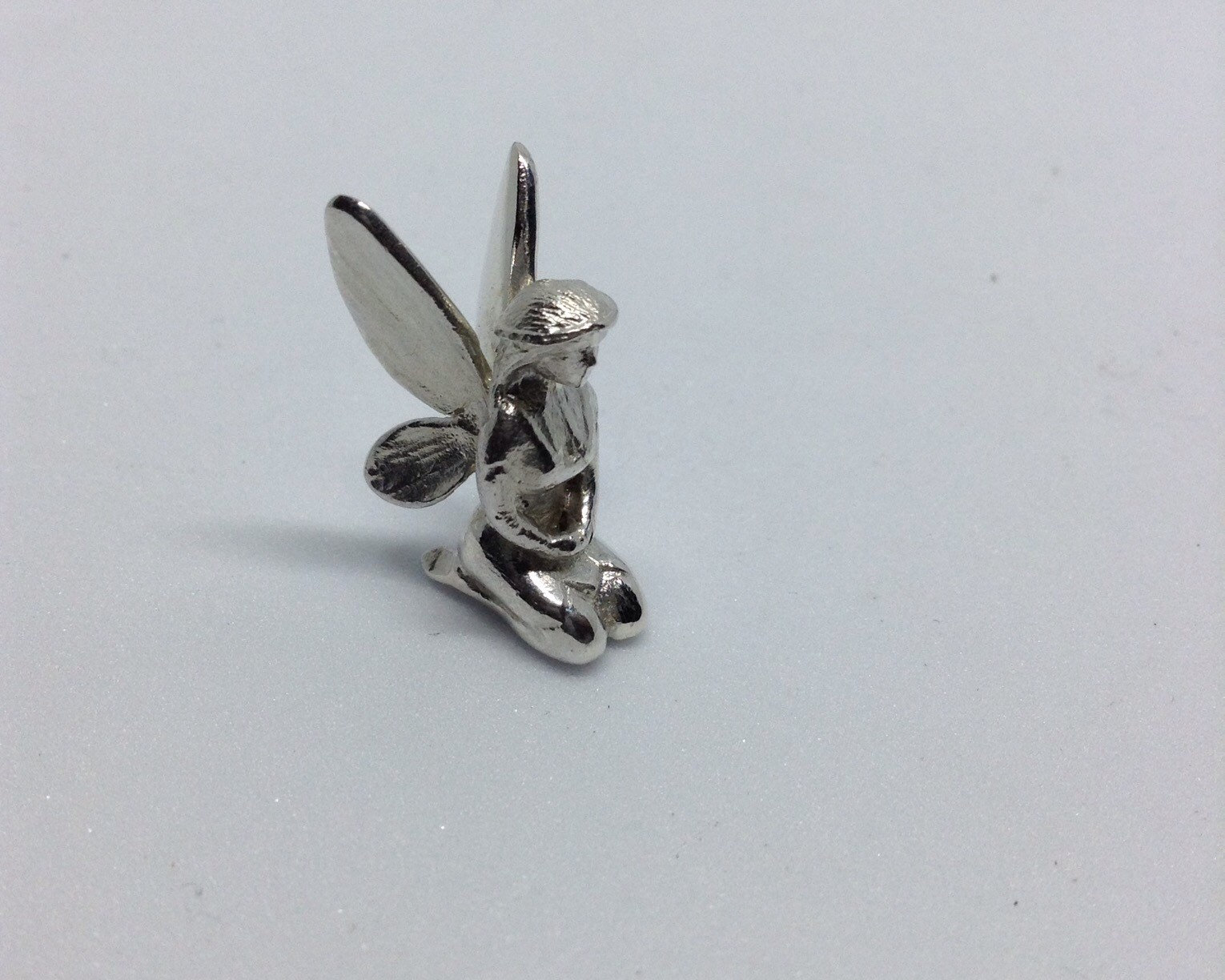 Sterling Silver Fairy Miniature freestanding Handmade Solid | Etsy