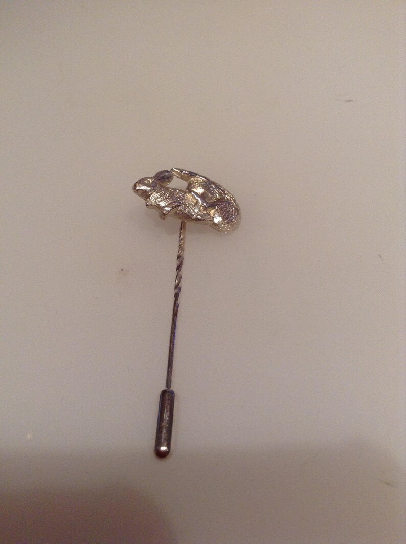 Bonking Bunnies Sterling Silver Stick Pin Lapel Badge - Etsy