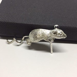 Silver Cheese Mouse, Hallmarked Solid Sterling Silver Cheese Mouse ...