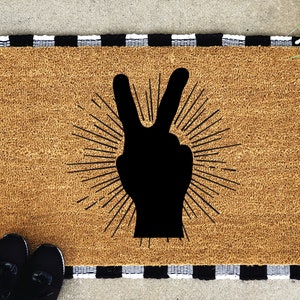 Dragon Doormat: Beyond Here There Be Dragons, Coir Welcome Mat - Etsy