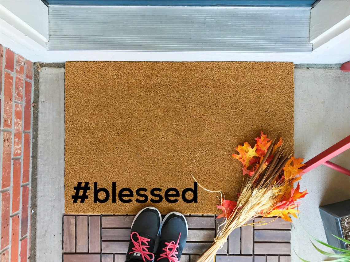 Thanksgiving Decor Fall Decor Blessed and Thankful Custom | Etsy