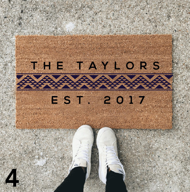 Welcome Mat Doormat Custom Doormat Personalized Welcome | Etsy