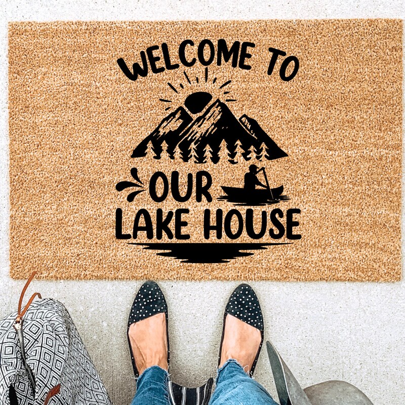 Lake Welcome Mat - Etsy