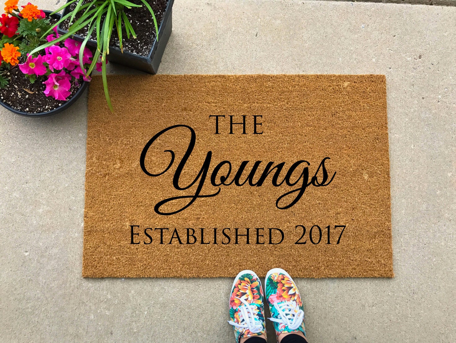 Large Custom Doormat Custom Outdoor Rug Custom Welcome Mat | Etsy