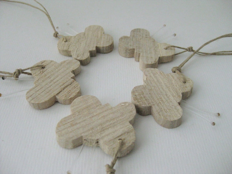 1 Set of 5 Wooden Butterfly Ornaments / Rustic Ornaments / - Etsy