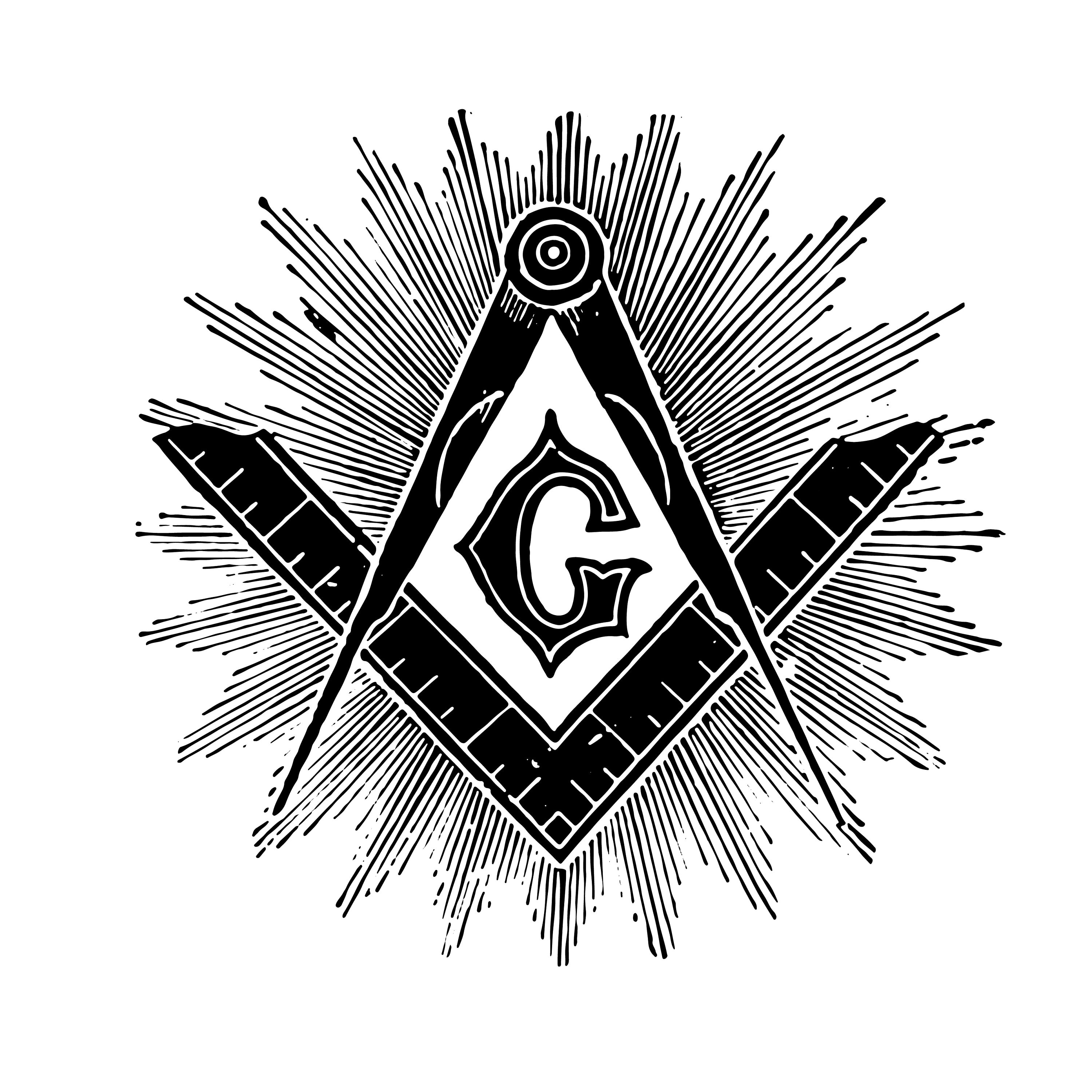 Freemason Logo, Masonic SVG, Mason Square & Compass, Freemason Lodge ...
