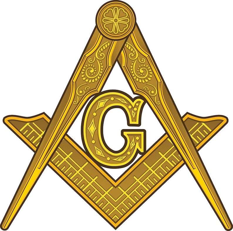 Freemason Logo, Masonic SVG, Mason Square & Compass, Freemason Lodge ...