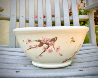 Cherry Blossom Ceramic Bowl - Etsy