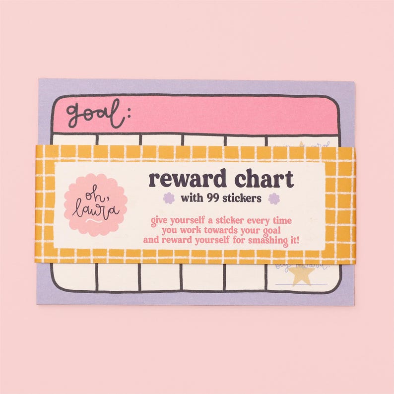 A6 Reward Chart With Sticker Sheets - Etsy