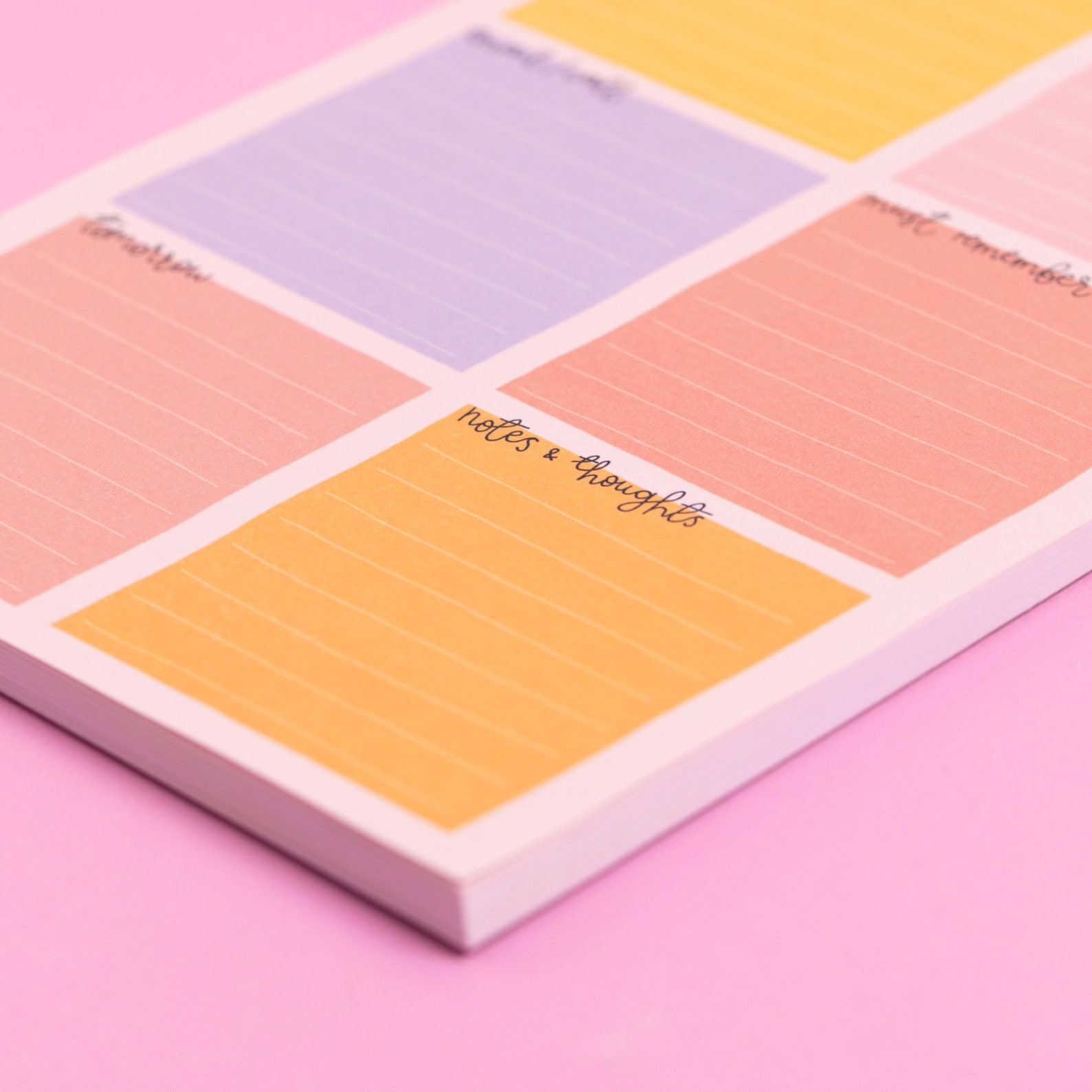 A5 Notepad Candy Daily Planner | Etsy