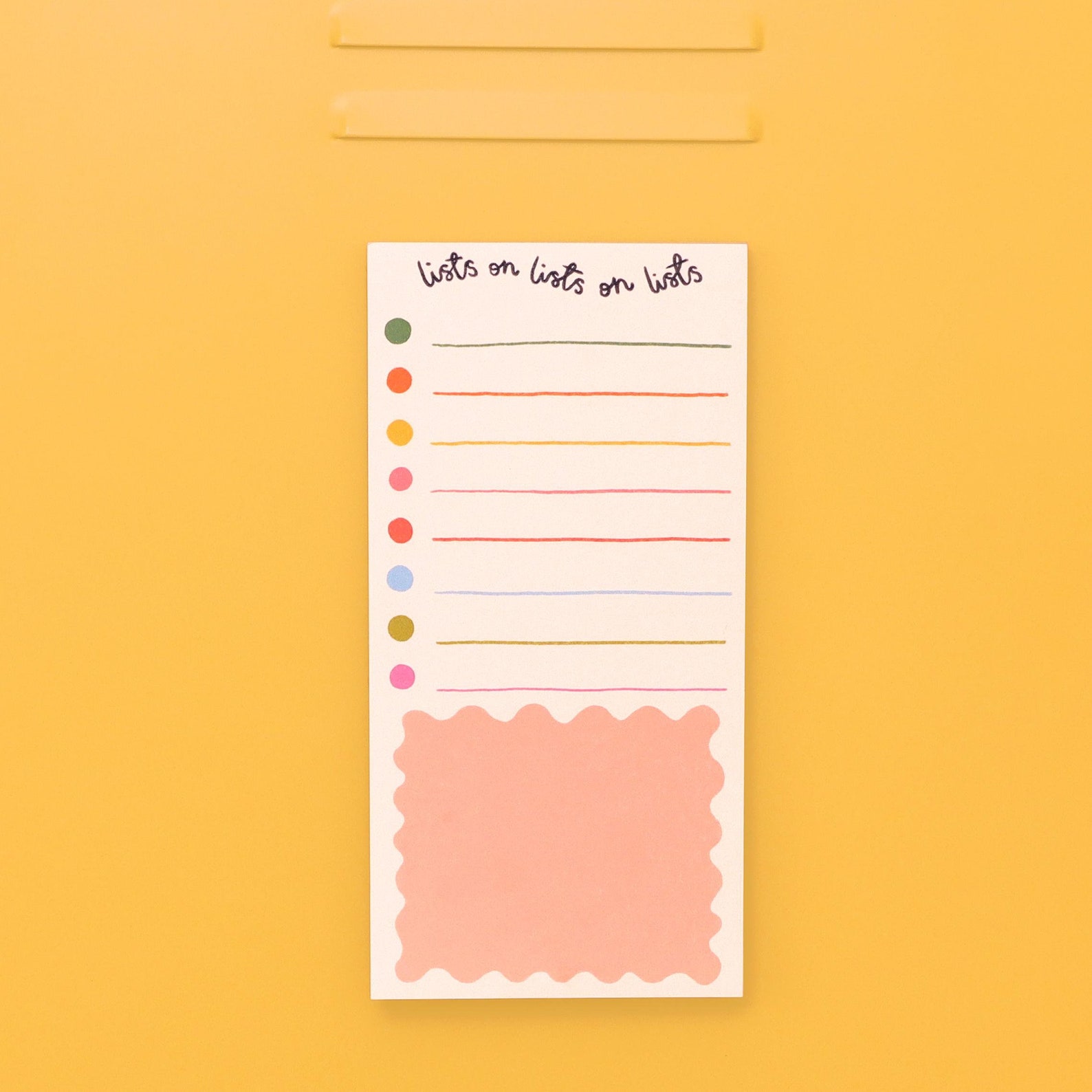 To Do List - Lists on Lists - Magnetic - Notepad - Stationery - Etsy