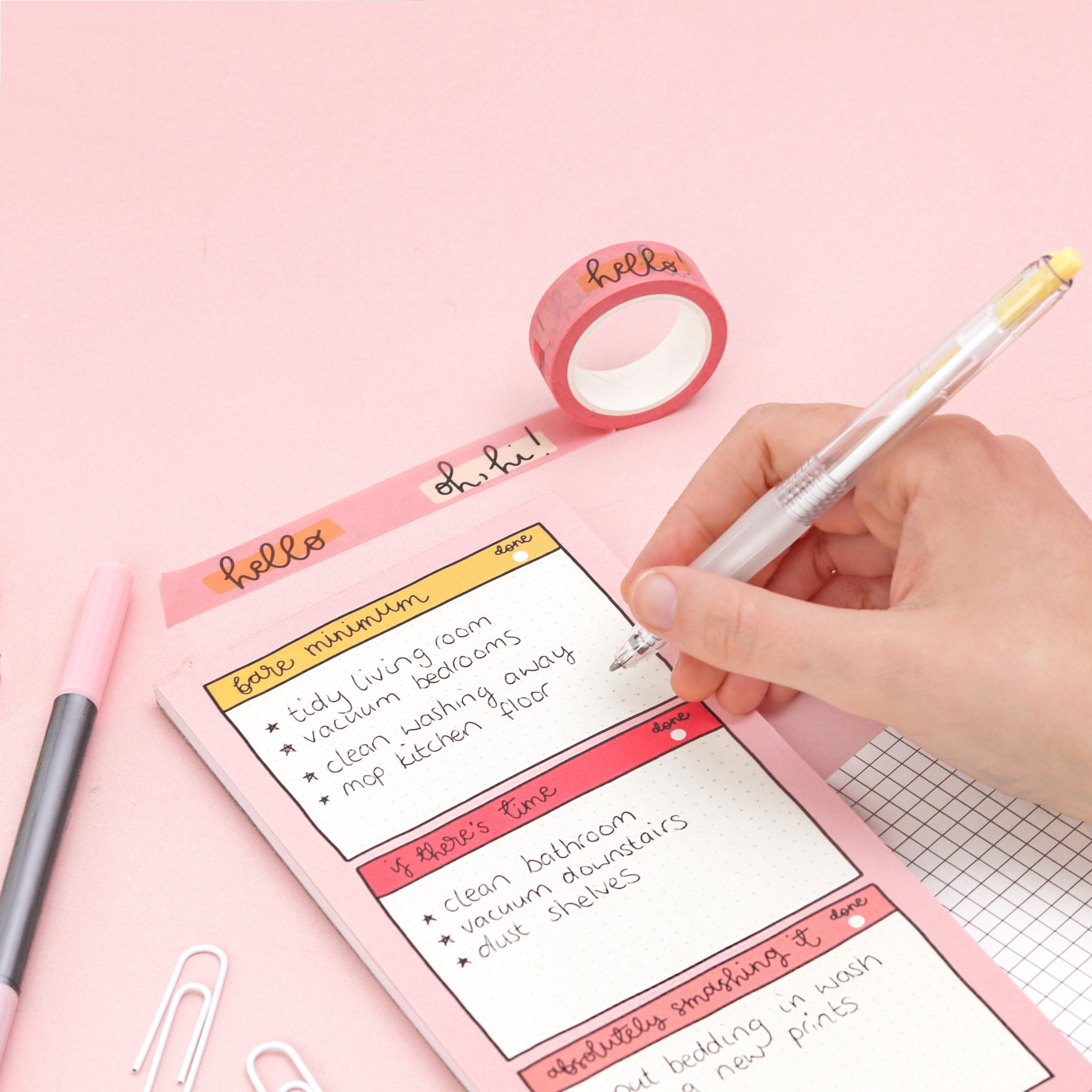 To Do List - Sort Your Priorities Out - Notepad - Stationery - Etsy