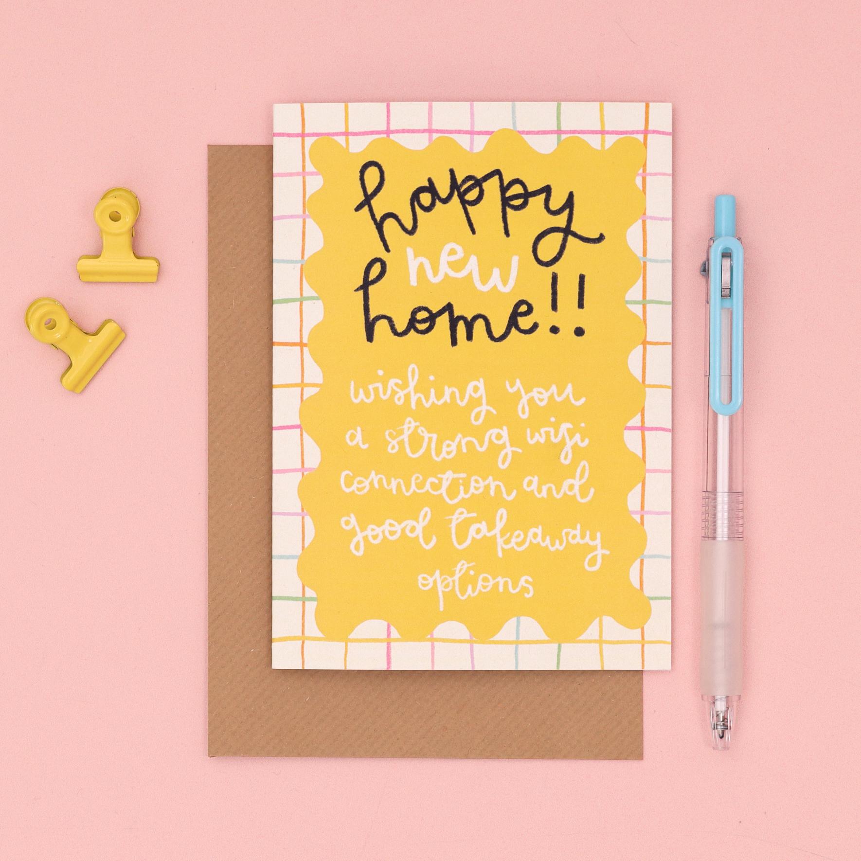Happy New Home - Greeting Card - Moving Card - Etsy