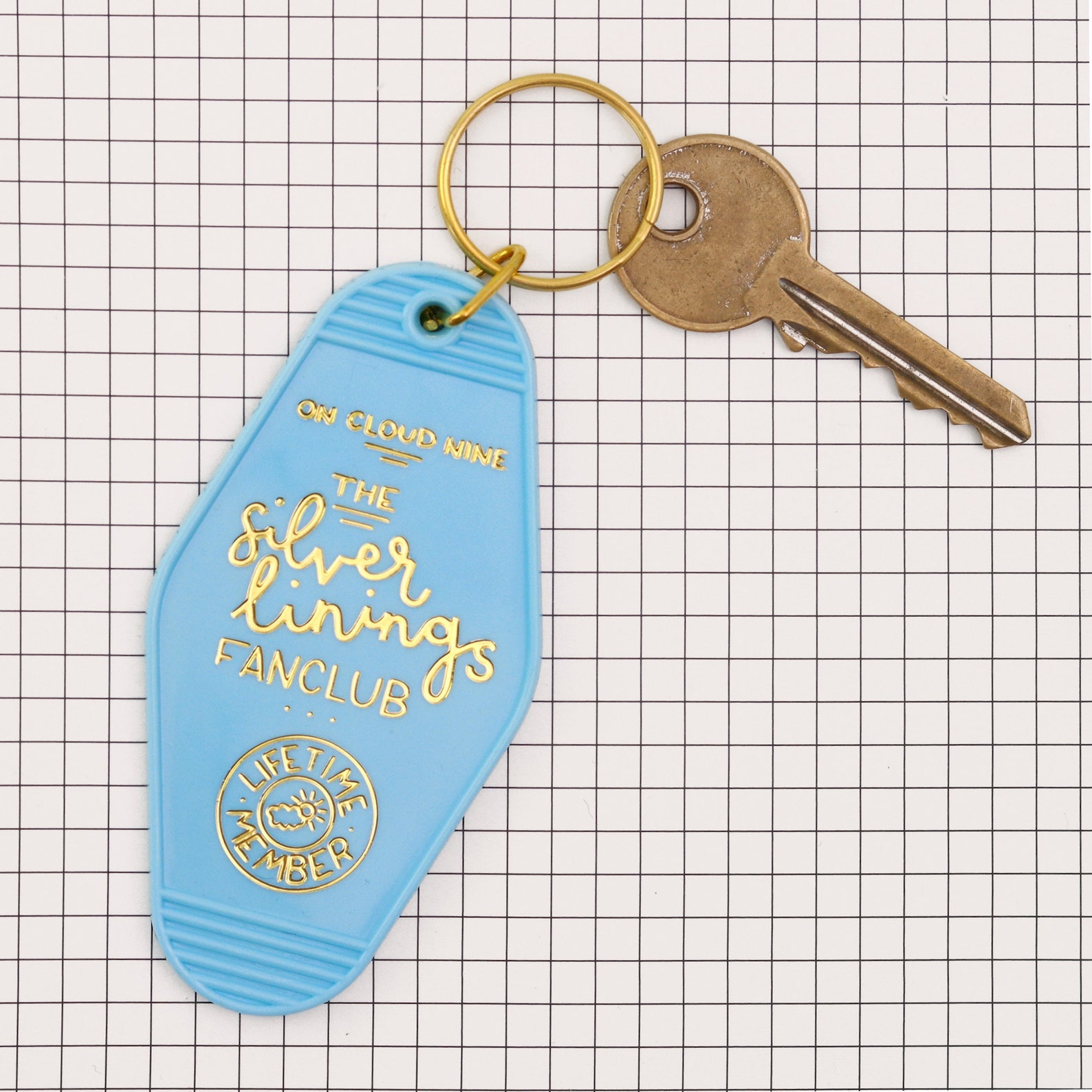 Motel Keyring the Silver Linings Fanclub Blue - Etsy UK