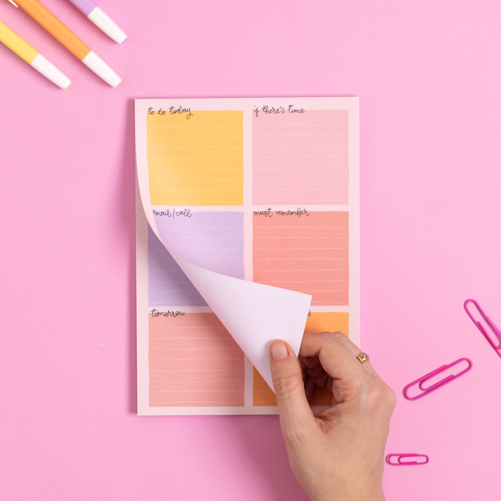 A5 Notepad Candy Daily Planner - Etsy