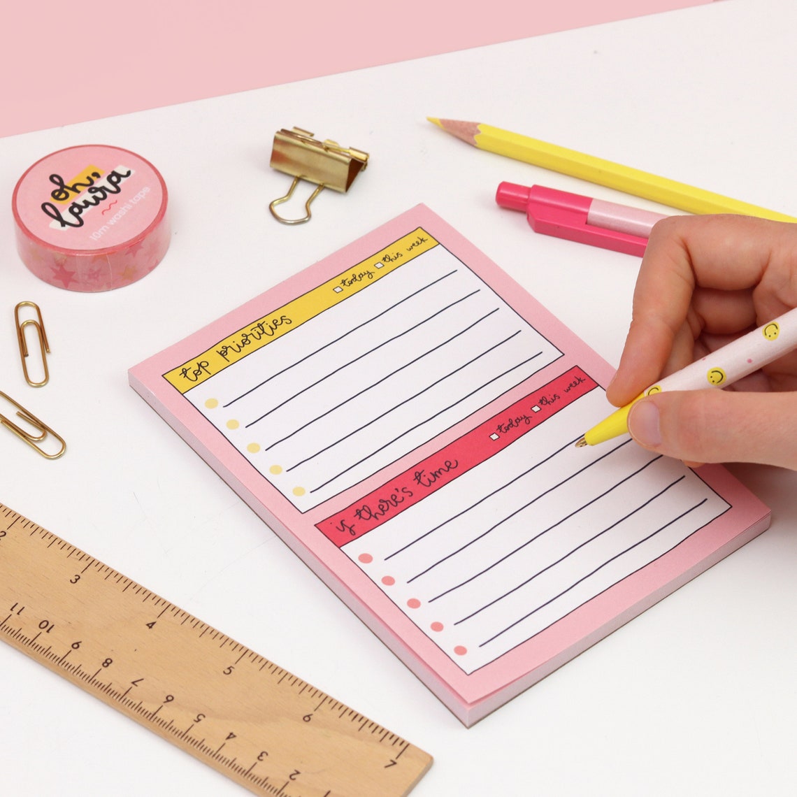 A6 Notepad Top Priorities Daily Planner - Etsy