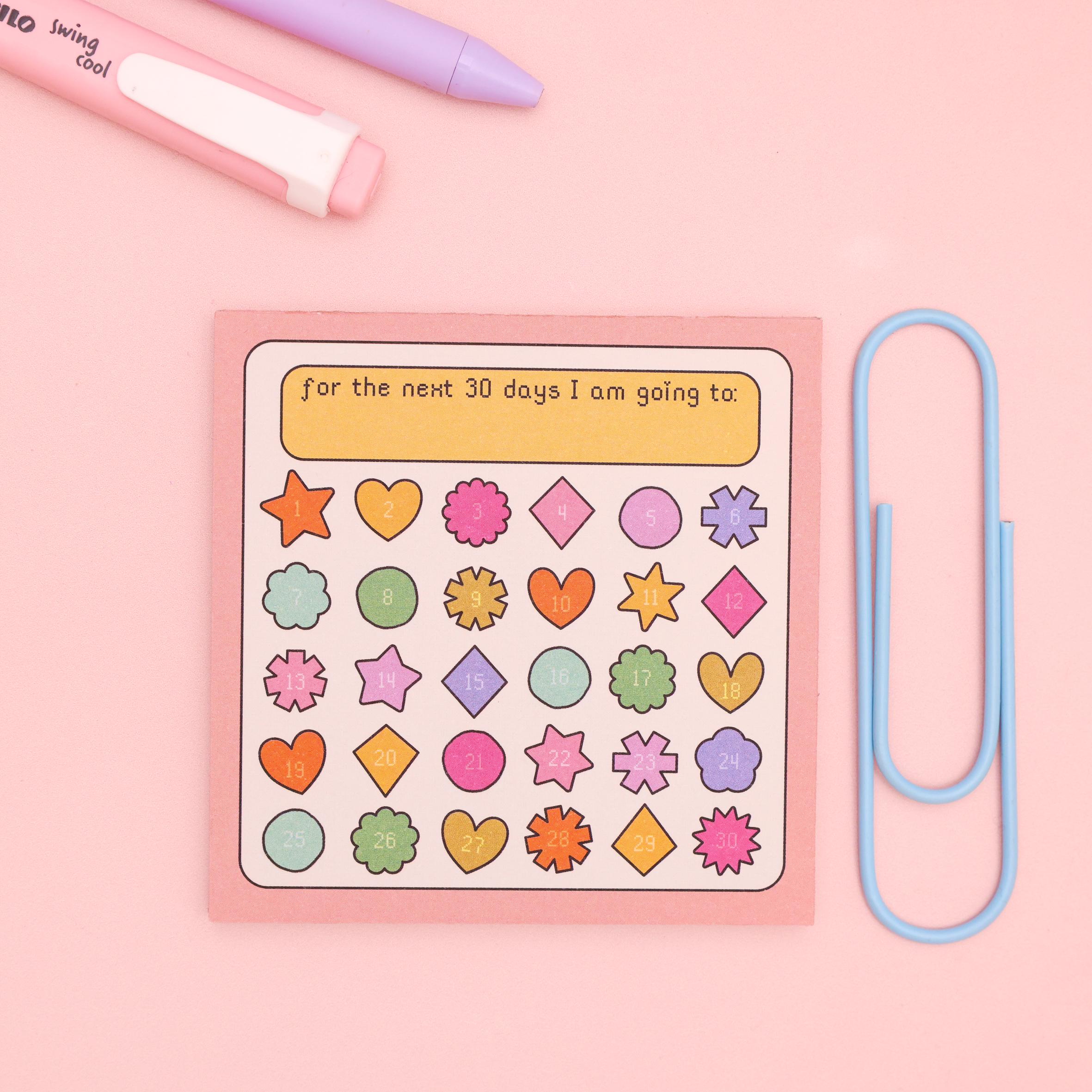 Memo Pad - 30 Day Challenge - Etsy