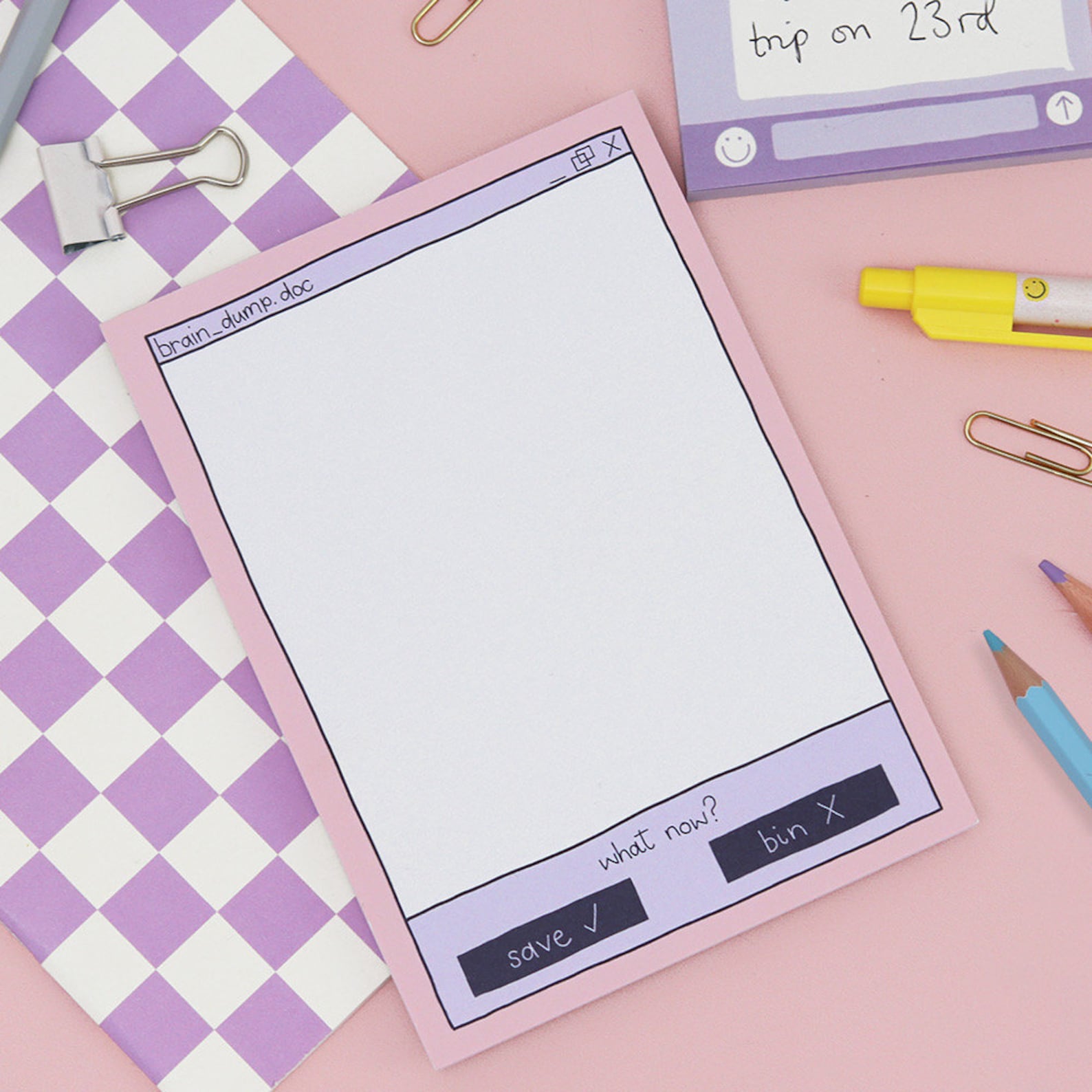 A6 Notepad Brain Dump Daily Planner - Etsy