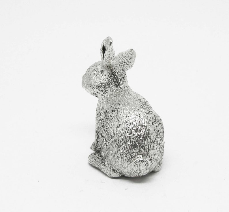 English Made Hallmarked Solid Sterling Silver Bunny Rabbit | Etsy